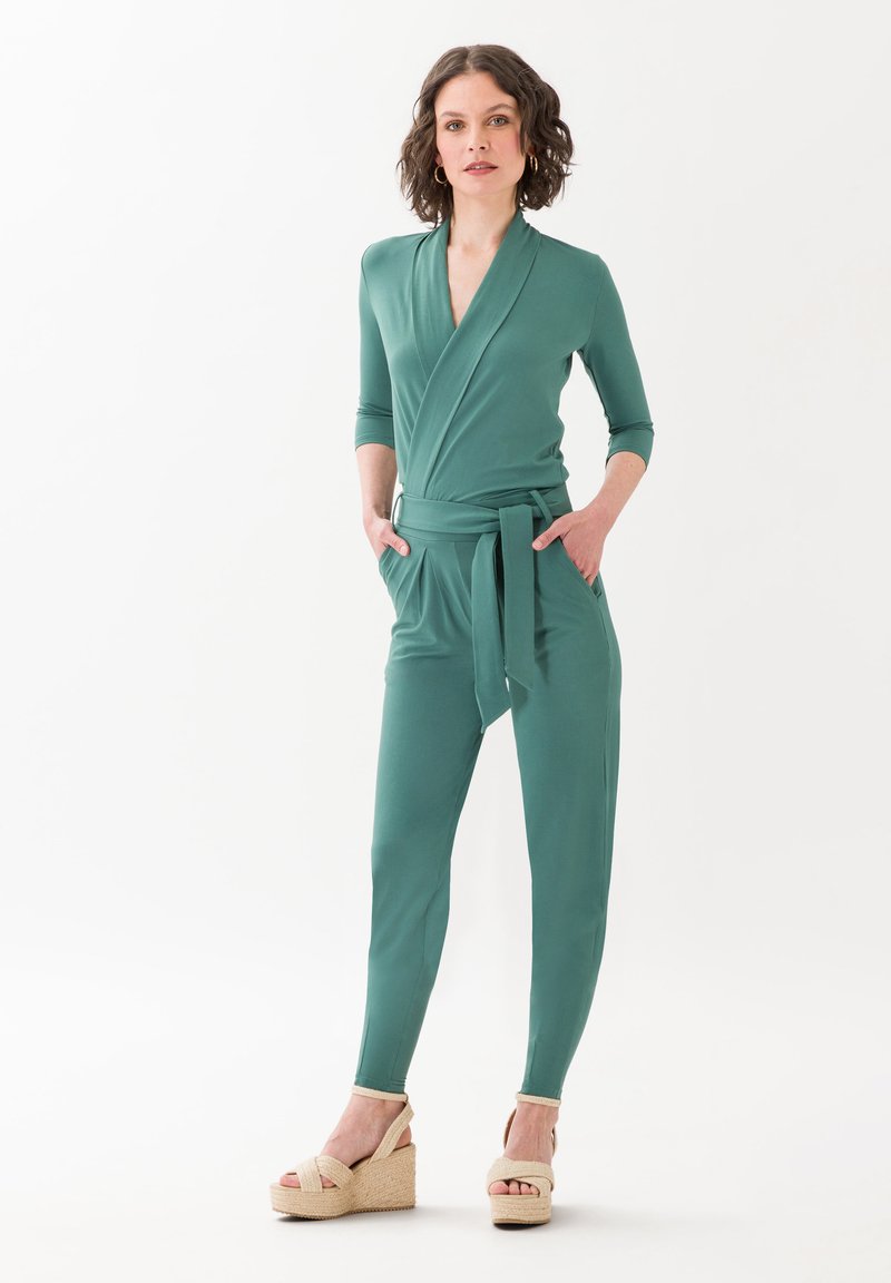 Les Lunes PAUL - Overall / Jumpsuit - deep turquoise/turkos - Zalando.se