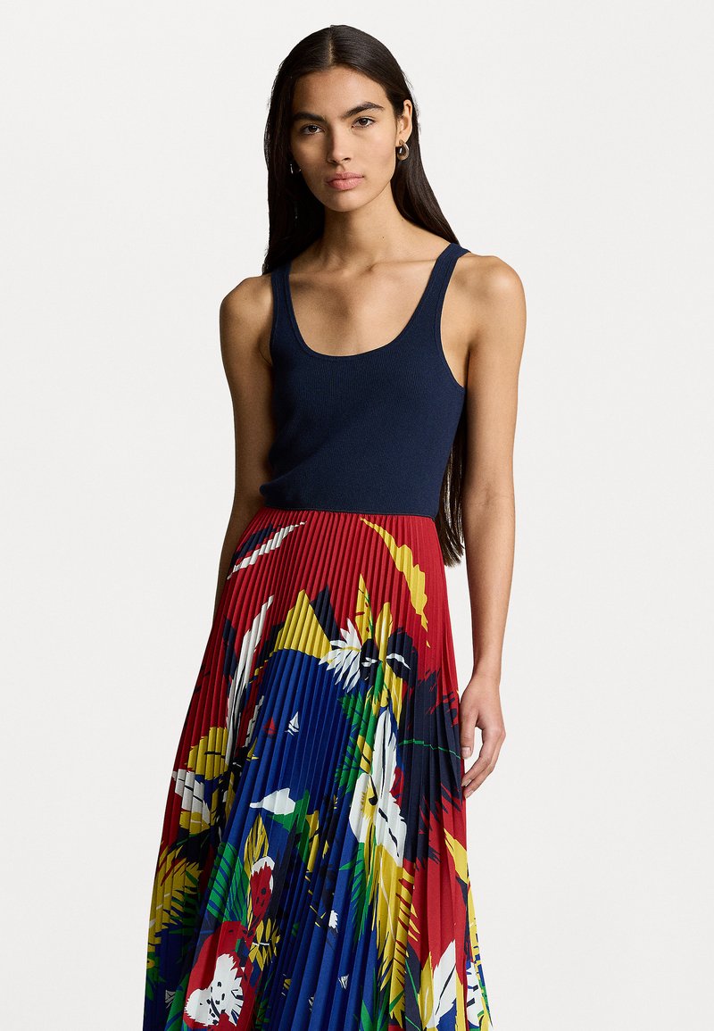 Polo Ralph Lauren ALYAH SLEEVELESS DAY DRESS - Freizeitkleid - red ...