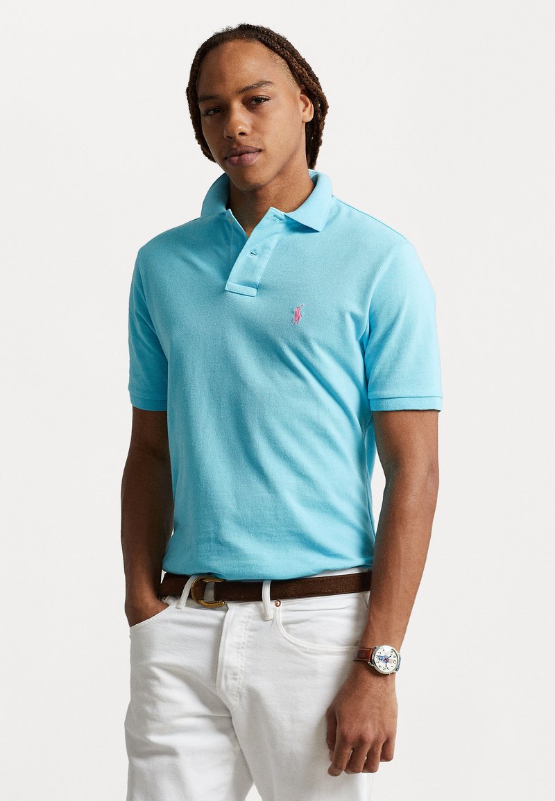 Polo Ralph Lauren SHORT SLEEVE - Polo shirt - turquoise nova/turquoise ...