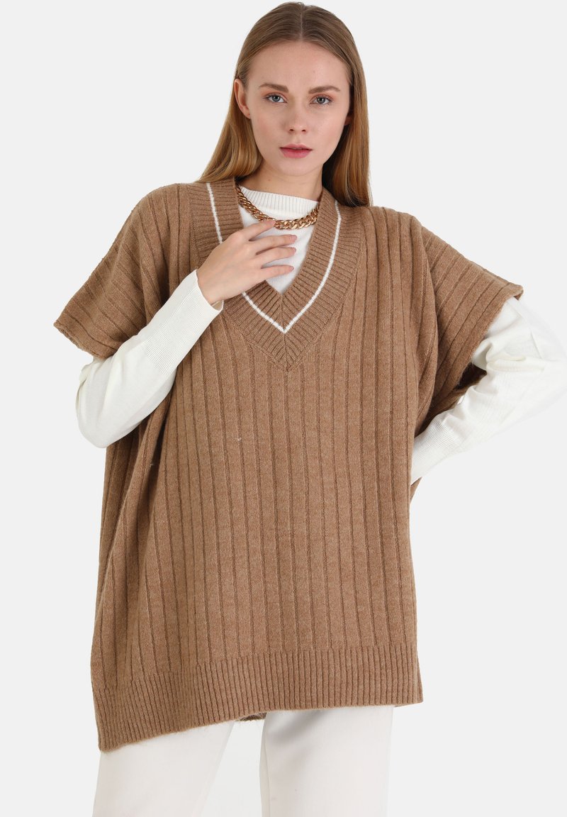 Modanisa BENIN - Basic T-shirt - light stone/brown - Zalando.ie
