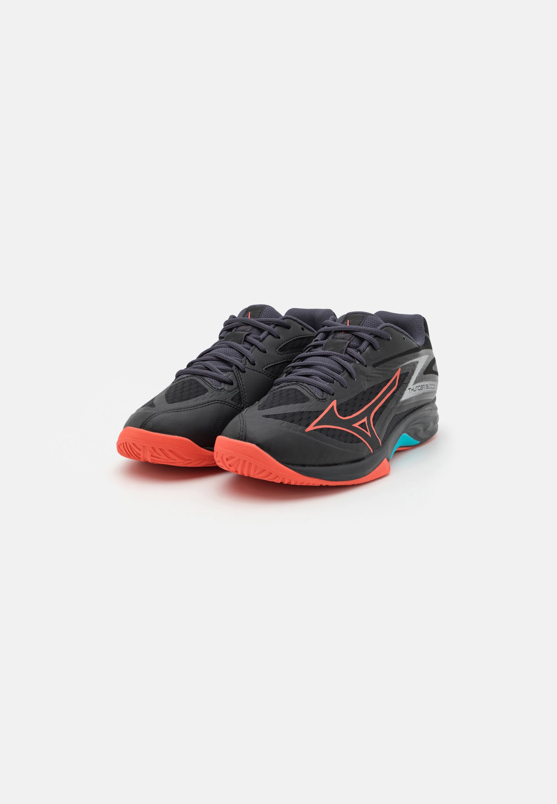 Mizuno THUNDER BLADE Z Volleyballschuh black neon flame peacock blue schwarz Zalando