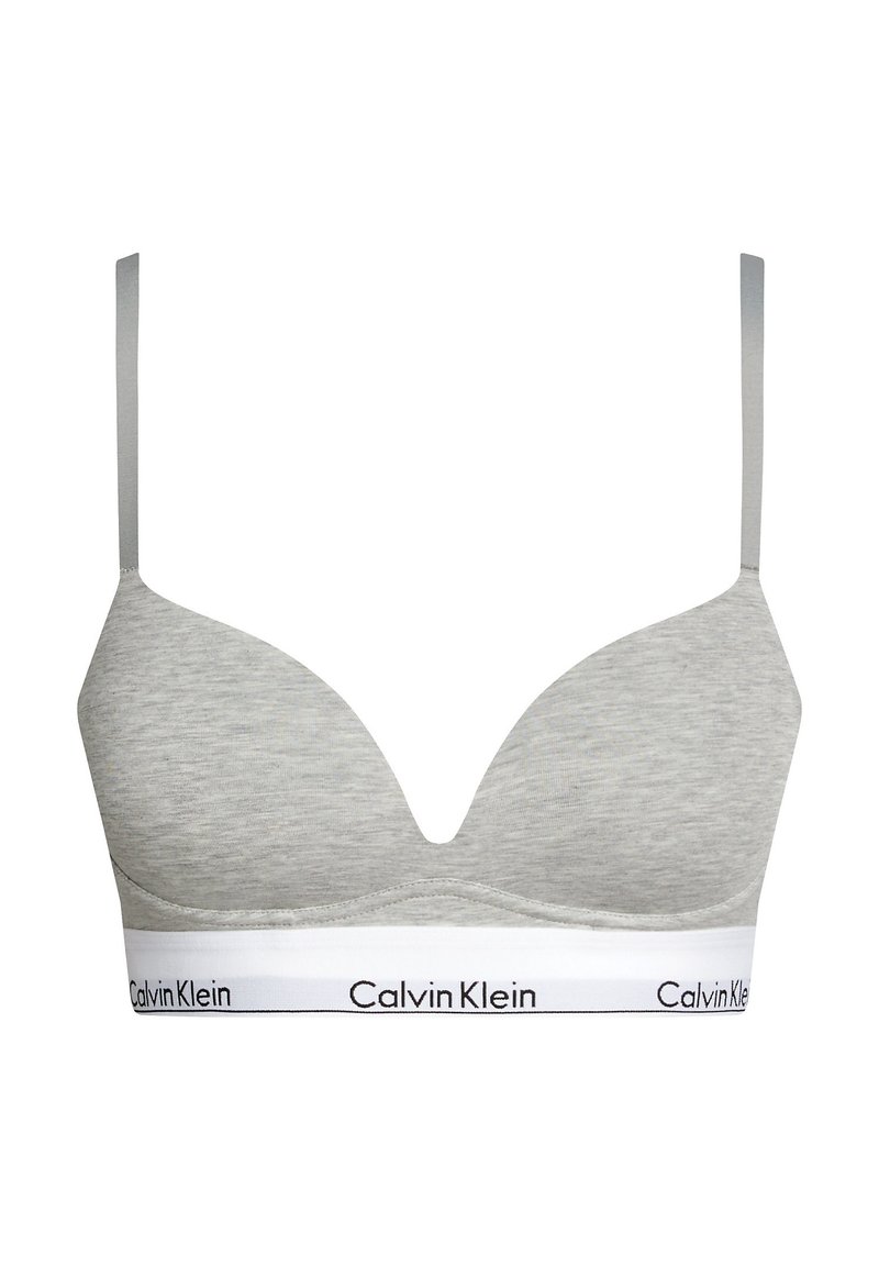 Calvin Klein Underwear PLUNGE ICON - trägerloser/variabler BH - grey ...