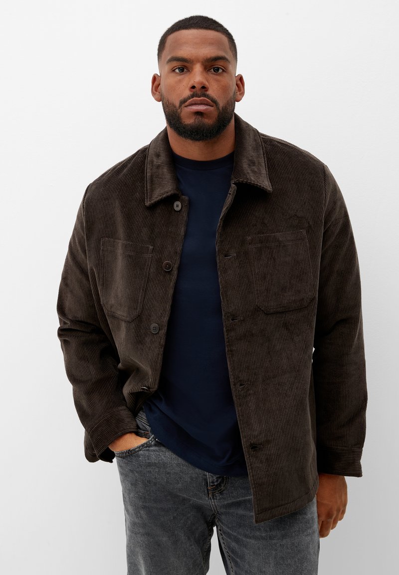 s.Oliver Summer jacket - brown/dark brown - Zalando