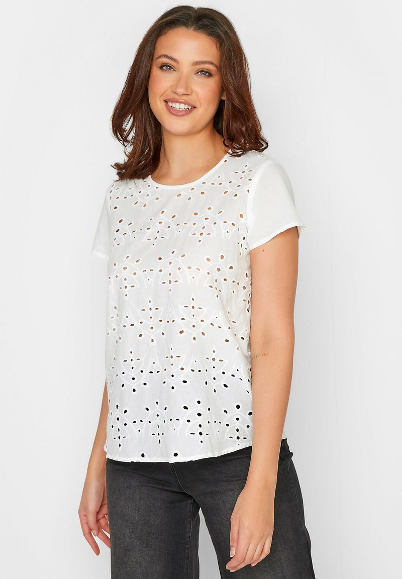 Long Tall Sally FRONT - Bluse - white/hvid - Zalando.dk