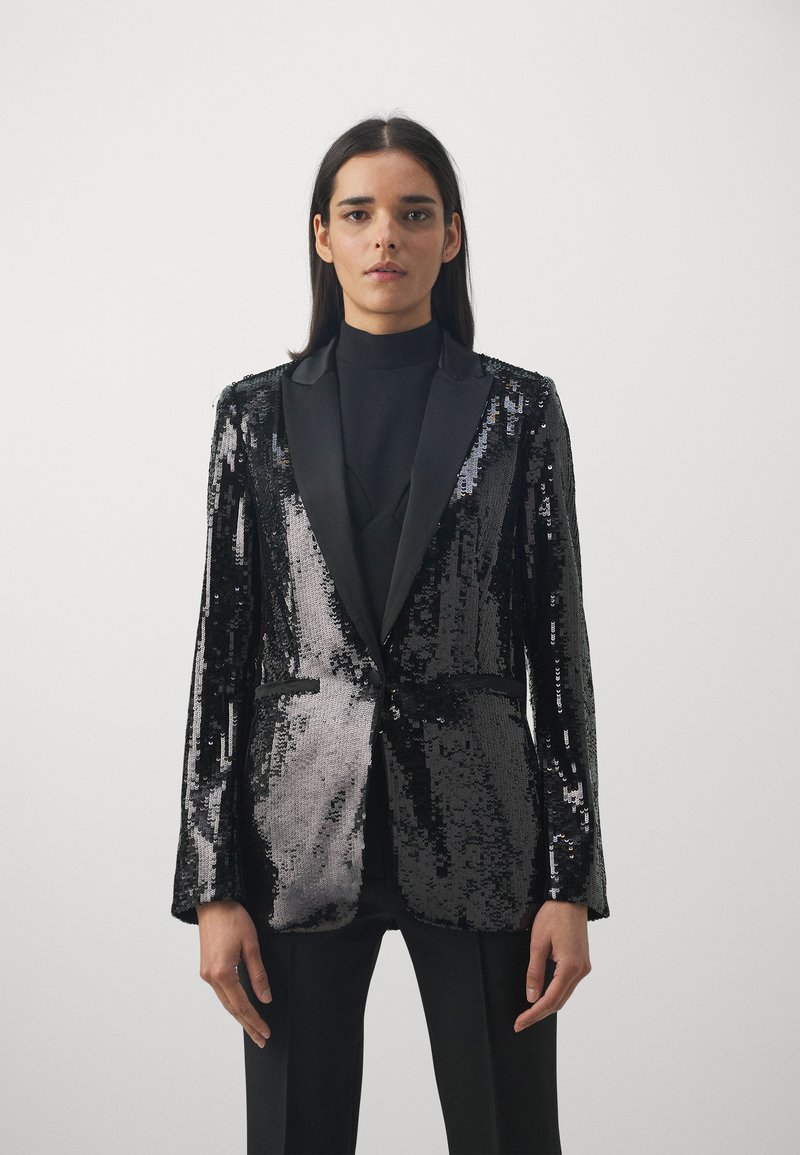 KARL LAGERFELD SEQUIN EVENING - Bleiser - black/must - Zalando.ee