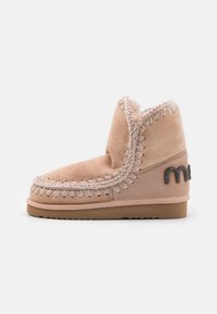 Mou ESKIMO GLITTER LOGO - Botine clasice - rose/beige/roz deschis ...