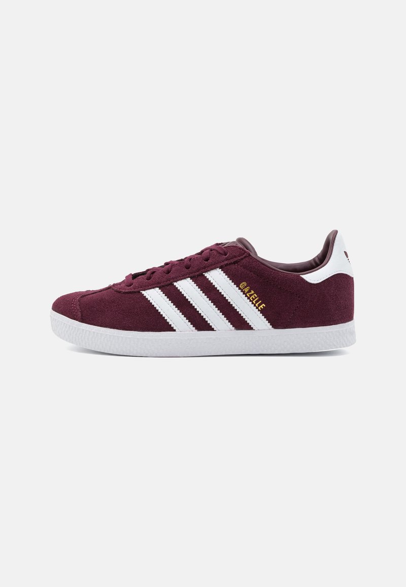 adidas Originals GAZELLE - Sneakers basse - maroon/cloud white/marrone ...