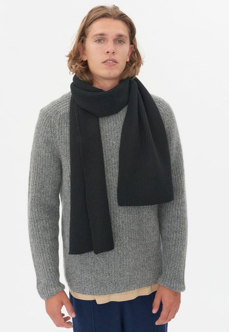 GOBI Cashmere FISHERMAN - Schal - black/schwarz - Zalando