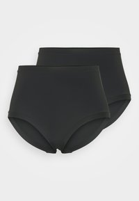 Lindex BRIEF HIGH CONTROL 2 PACK - Shapewear - black - Zalando.co.uk