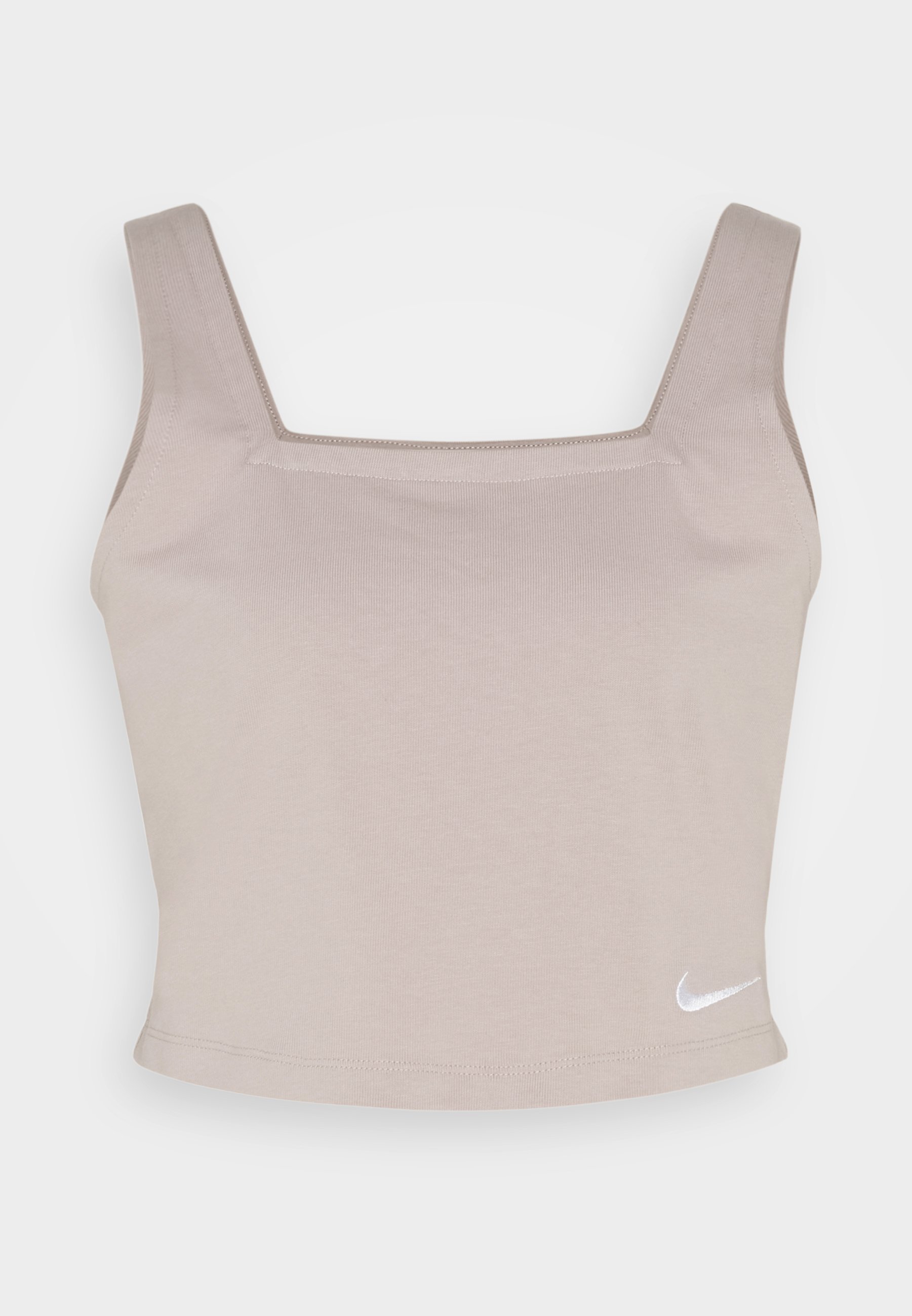 Nike Sportswear CAMI TANK Top diffused taupe white beige Zalando