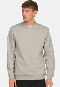 Only & Sons 2 PACK - Felpa - hellgrau grün/grigio chiaro screziato ...