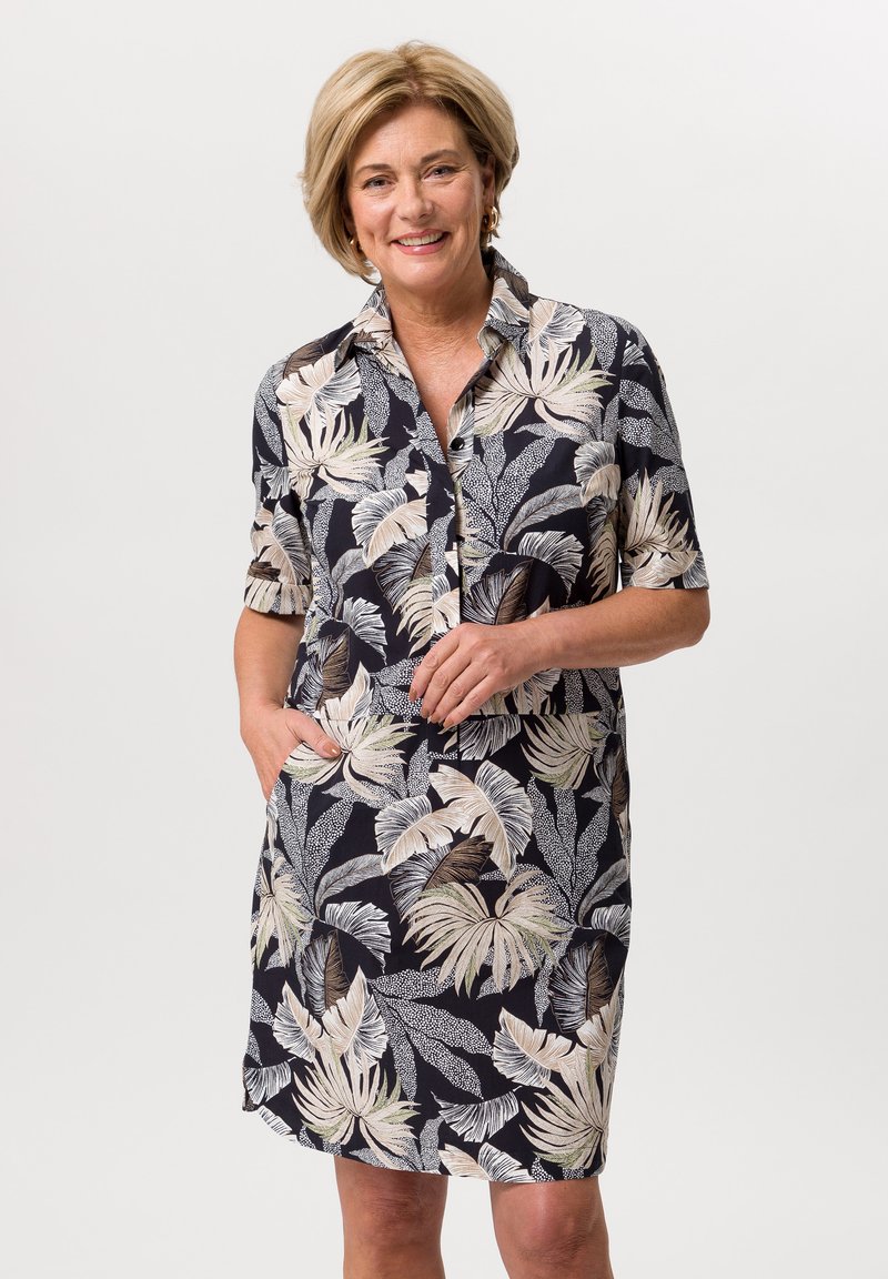 Frank Walder 1/2 ÄRMEL - Shirt dress - black - Zalando.de