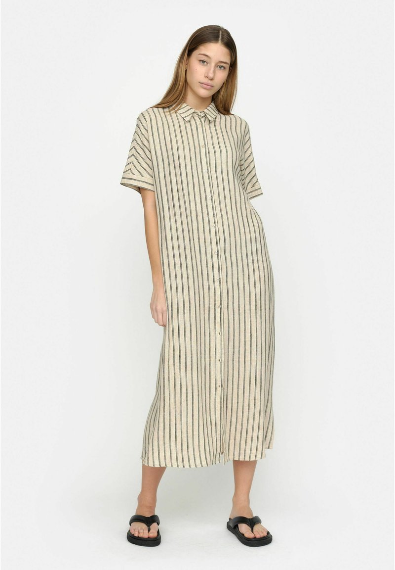 Soft Rebels MIDI - Shirt dress - ecru/beige - Zalando