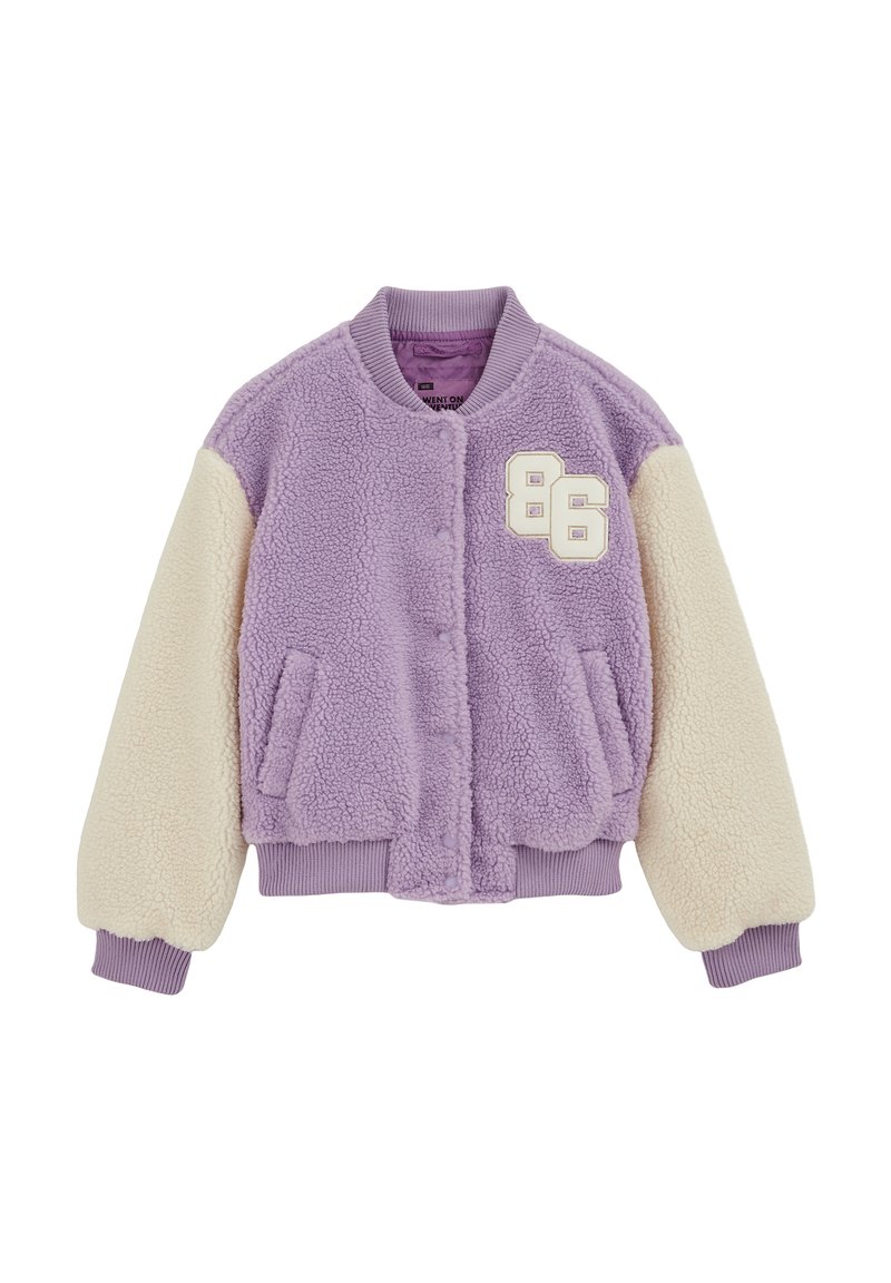 WE Fashion TEDDY - Fleecetakki - lilac/syreeni - Zalando.fi
