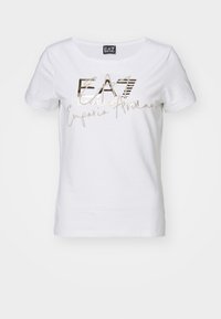EA7 Emporio Armani T-Shirt print - bianco/weiß - Zalando.de