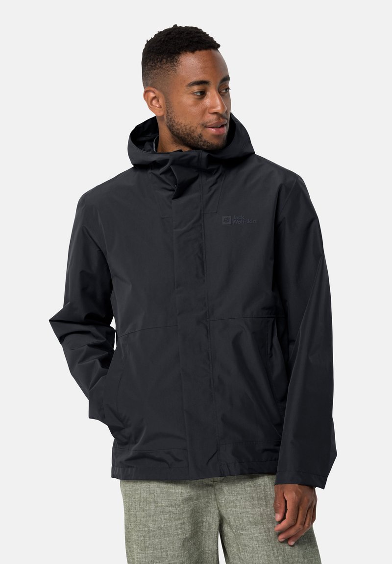 Jack Wolfskin BAYDREAM M - Waterproof jacket - black - Zalando