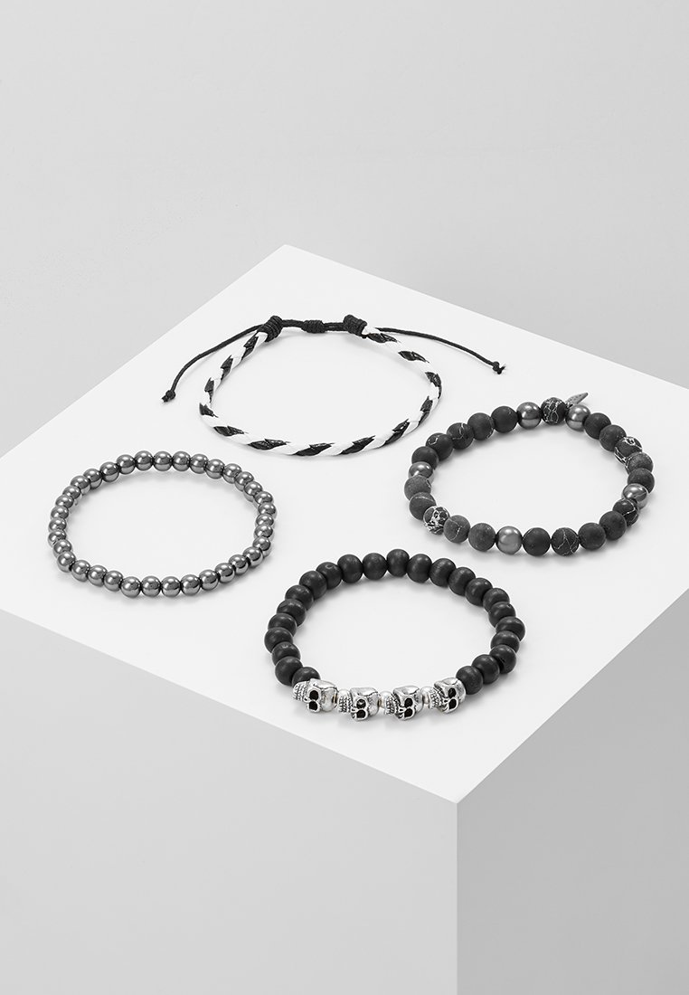 Icon Brand TRY HARD COMBO 4 PACK - Pulsera - black/negro - Zalando.es
