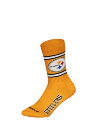 NFL PITTSBURGH STEELERS CREW 3ER PACK - Socks - blk/wht/yel/black - Zalando