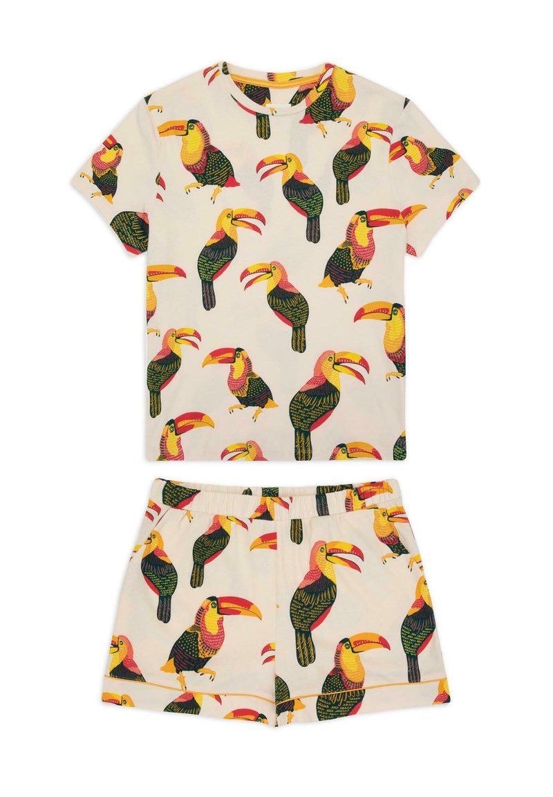 Chelsea Peers CURVE TOUCAN SET - Pyjamas - off white/beige - Zalando.ie