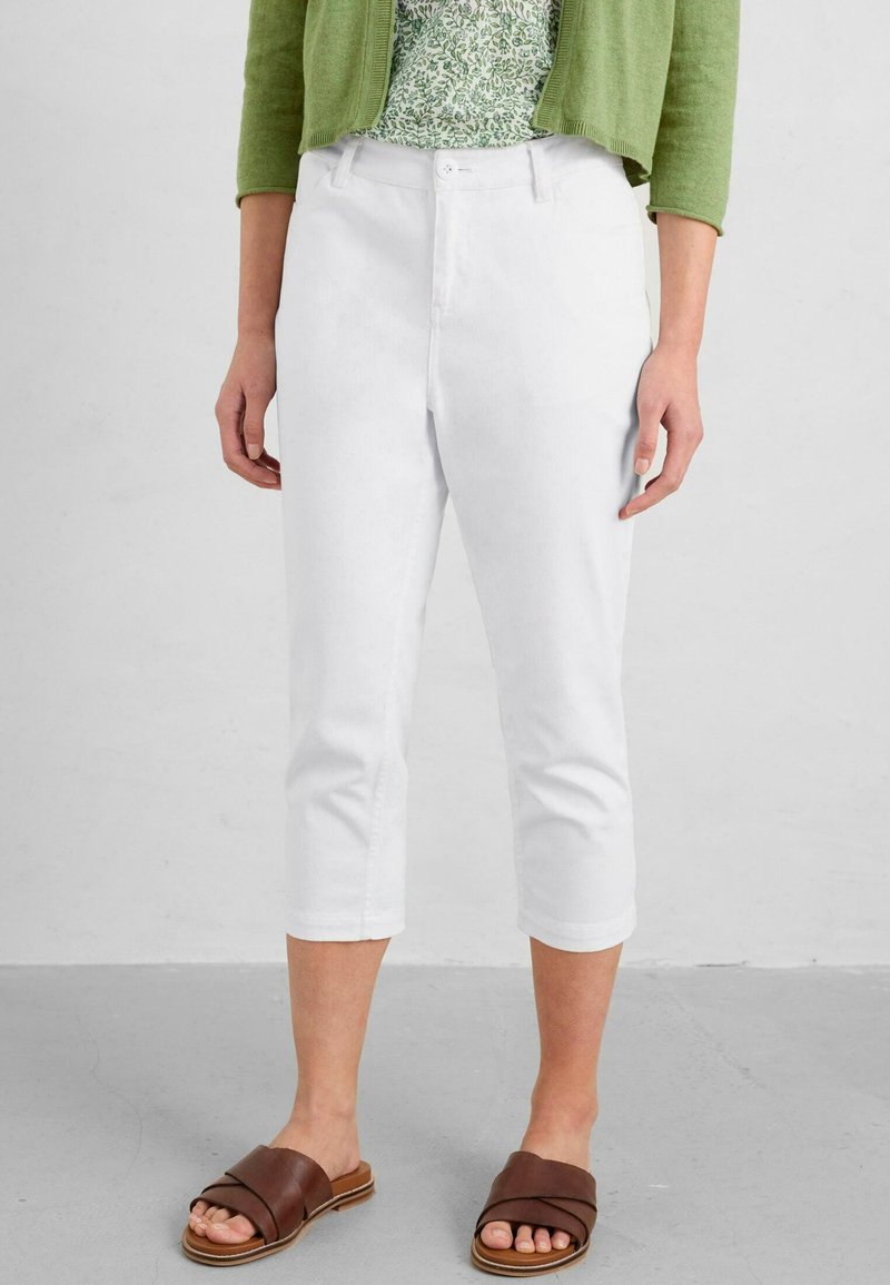 Seasalt Cornwall ALBERT QUAY CROPS - Jeans Slim Fit - salt/hvid ...
