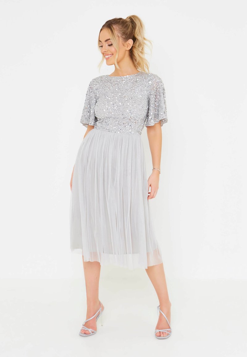 BEAUUT Cocktail dress / Party dress - light grey/grey - Zalando.ie