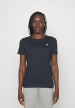 Champion BASIC CREWNECK - T-Shirt basic - dark blue/dunkelblau - Zalando.at