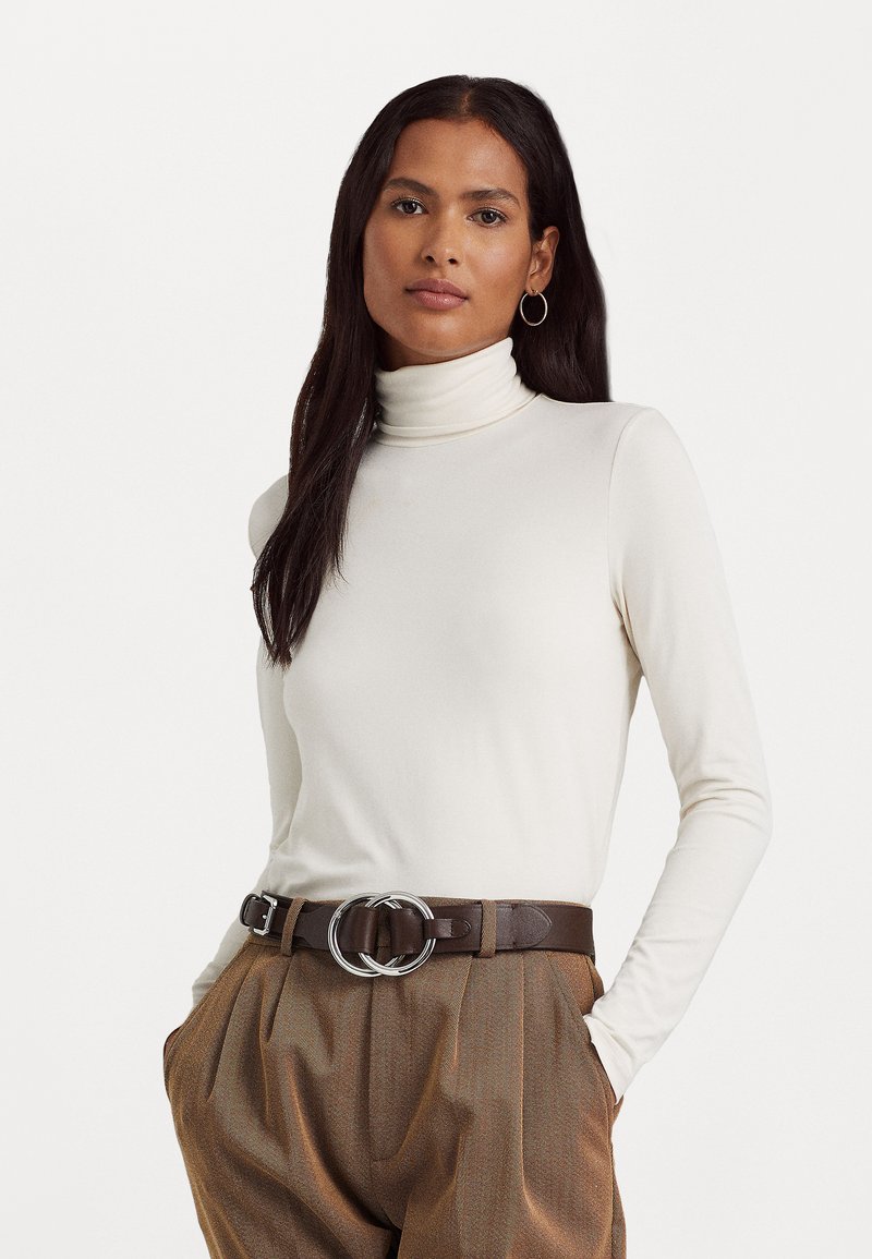 Lauren Ralph Lauren ALANA - Long sleeved top - mascarpone cream/off ...