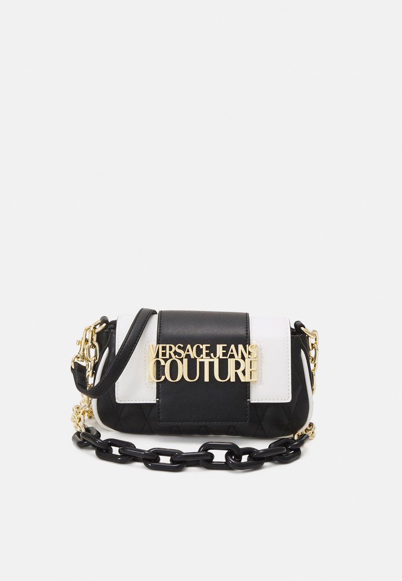 Versace Jeans Couture RANGE LOGO LOOP SKETCH - Across body bag - black ...