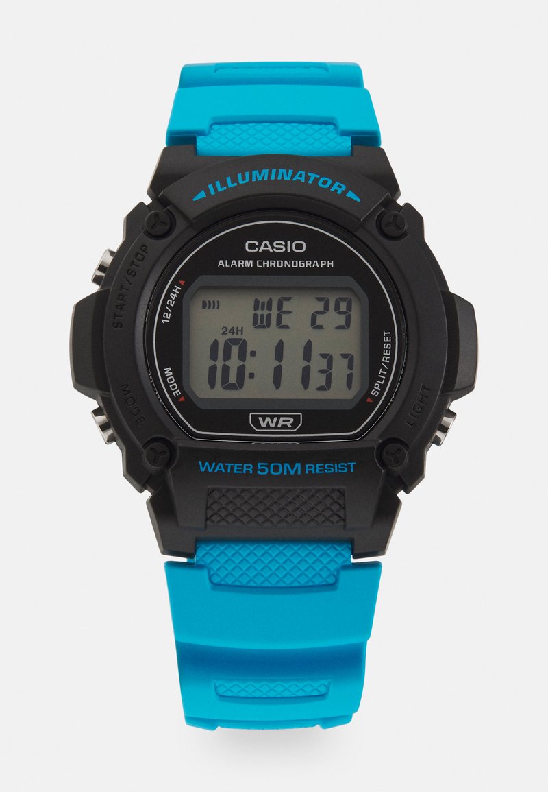 Casio W 219 UNISEX - Digitalklokke - turquoise/black/turkis - Zalando.no