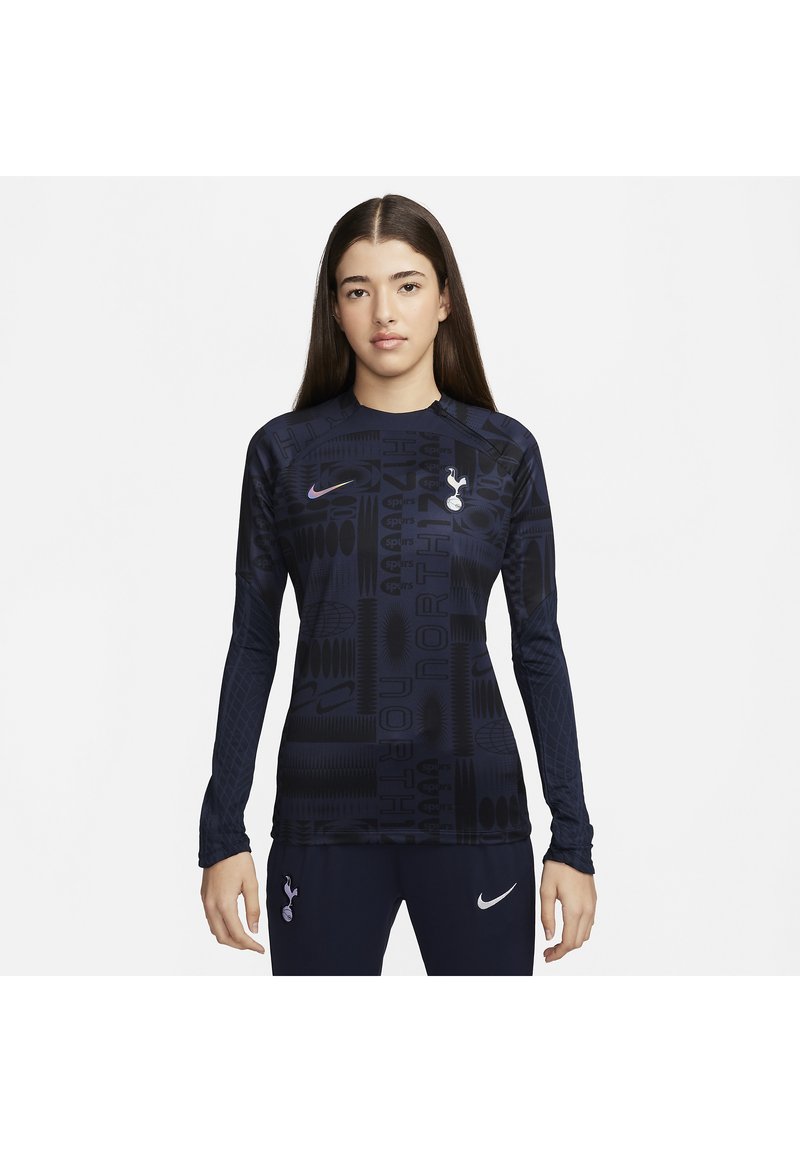 Nike Performance DRI-FIT FOOTBALL DRILL - Langærmet T-shirt - marine ...