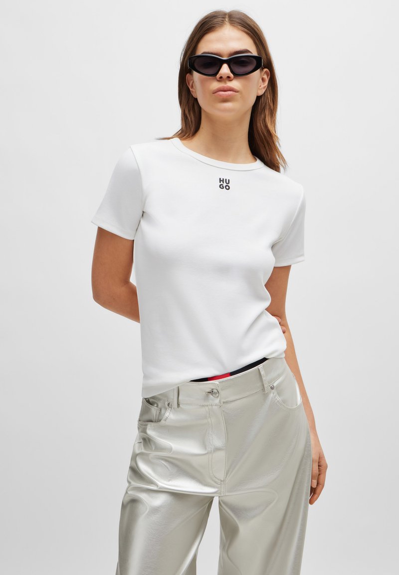 HUGO DELORIS - T-shirt basic - white/bianco - Zalando.it