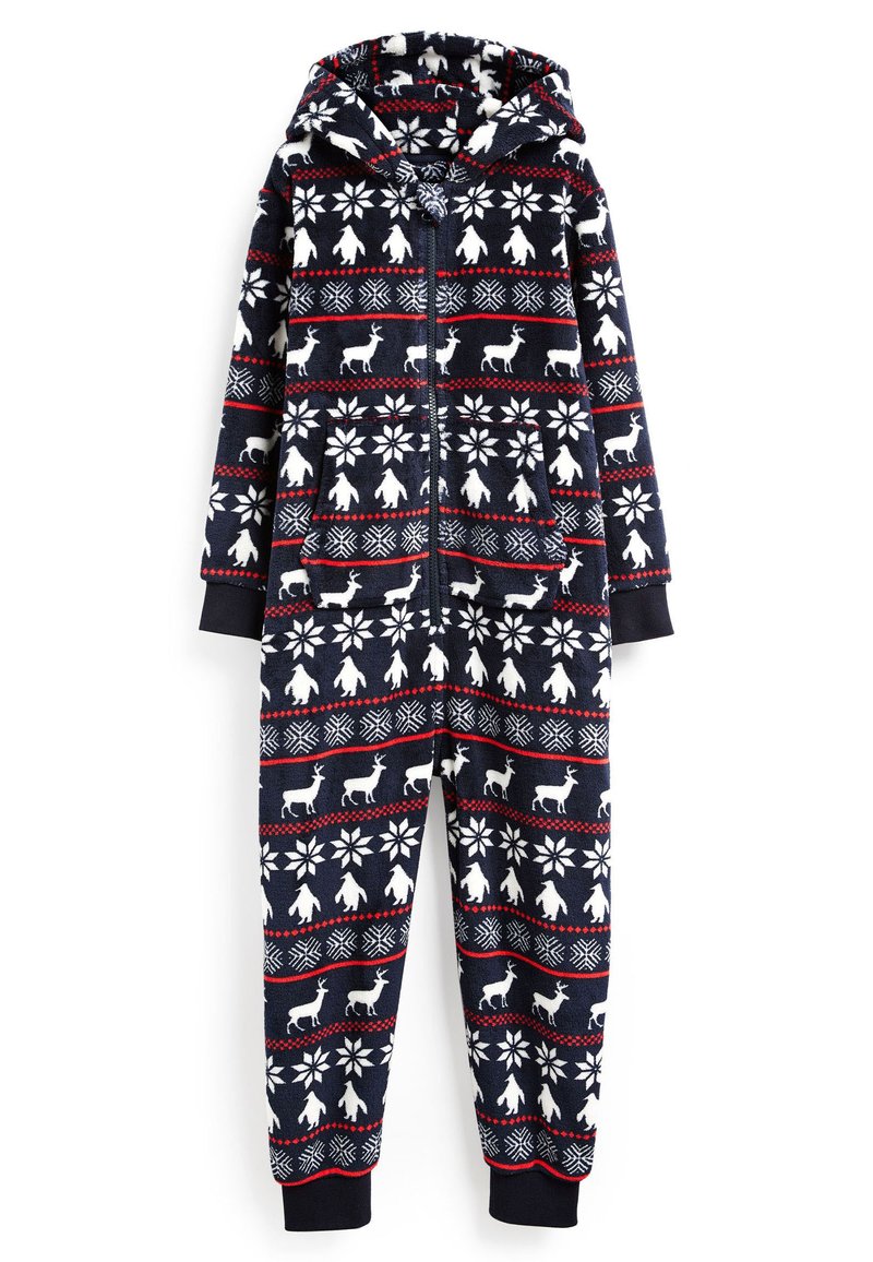 Next SOFT TOUCH ALL-IN-ONE - Pyjamas - navy blue fairisle pattern/blå - Zalando.dk