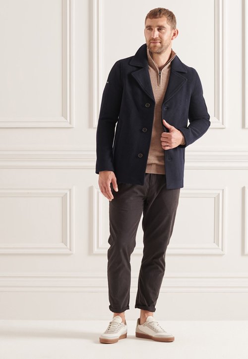 Pier One Halflange jas - dark grey/Donkergrijs - Zalando.be