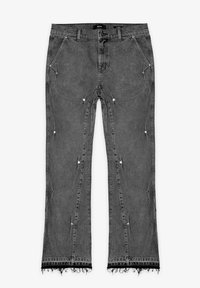 EIGHTYFIVE RIVET FLARED - Relaxed fit jeans - light grey/grey denim - Zalando.ie