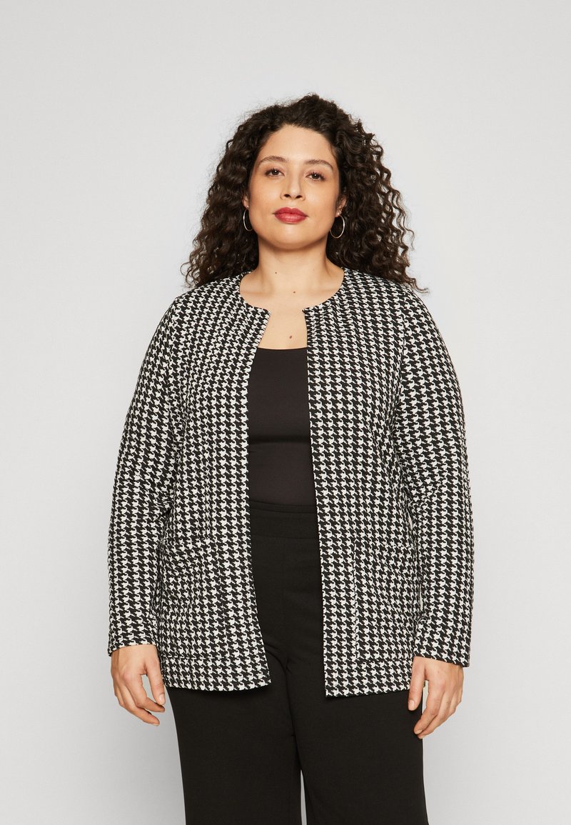 Vero Moda Curve VMCBENA - Blazer - black/white/black - Zalando.ie