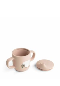 Done By Deer SPOUT HANDLE TINY FARM - Taza infantil - powder/rosa claro ...