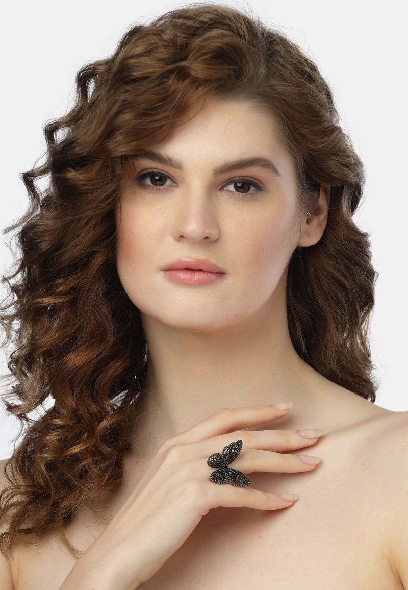 AVANT-GARDE PARIS CONTEMPORARY - Ring - black - Zalando.ie