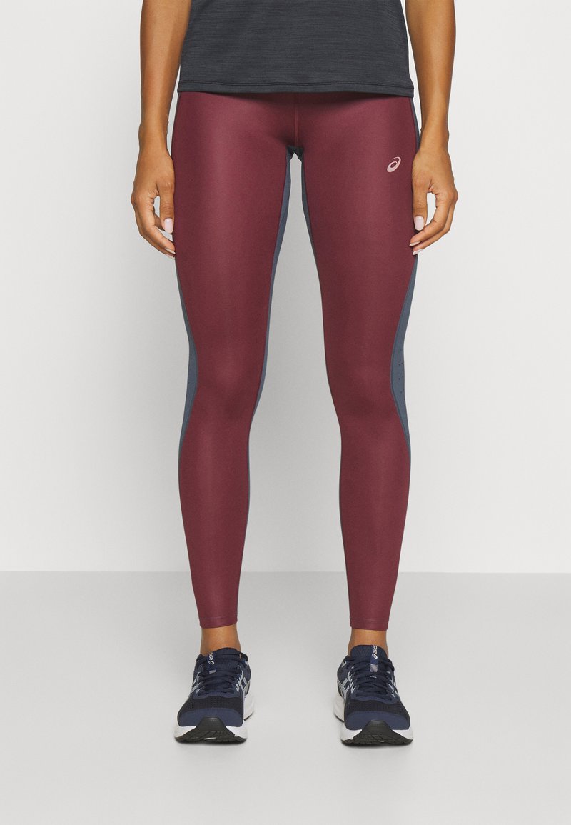 ASICS NAGINO RUN - Tights - port royal/tarmac/dunkelrot - Zalando.ch