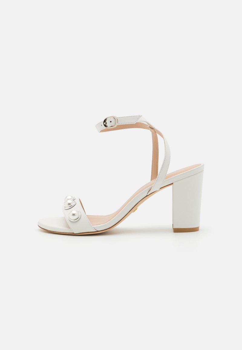 Stuart Weitzman NEARLYBARE PORTIA - High Heel Sandalette - white/weiß ...
