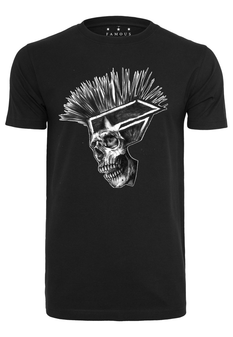 Mister Tee PUNKS NOT DEAD - T-Shirt print - black/schwarz - Zalando.ch