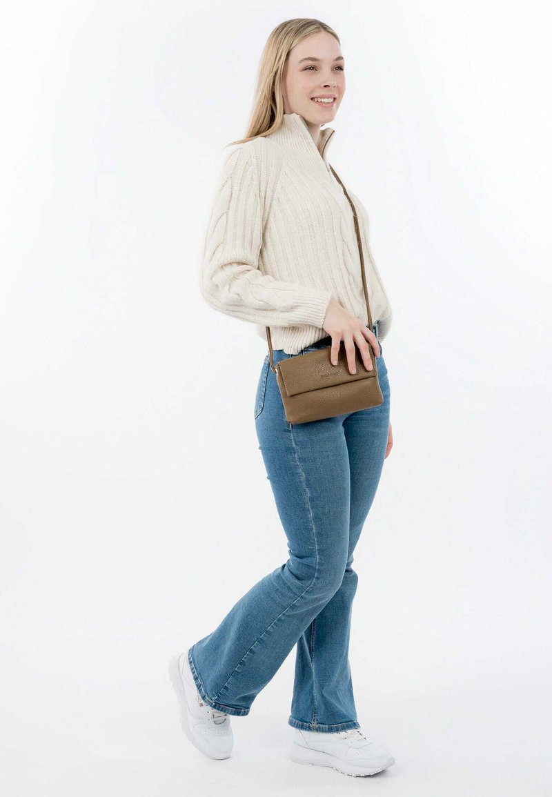 Emily & Noah EMMA - Olkalaukku - darkmud/tummanruskea - Zalando.fi