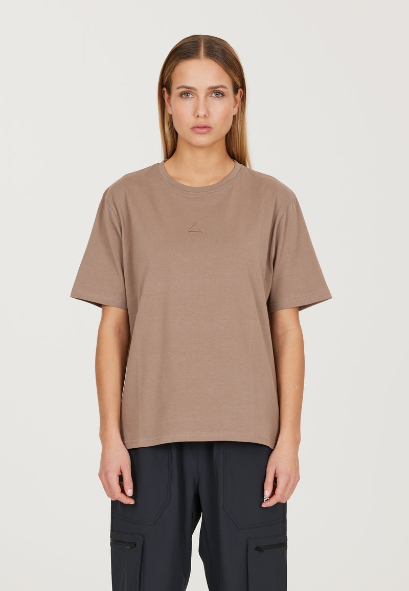 SOS T-Shirt basic - taupe - Zalando.at