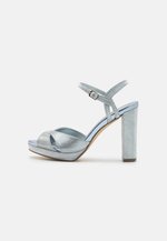 Menbur Platform sandals - blue shadow/metallic blue - Zalando