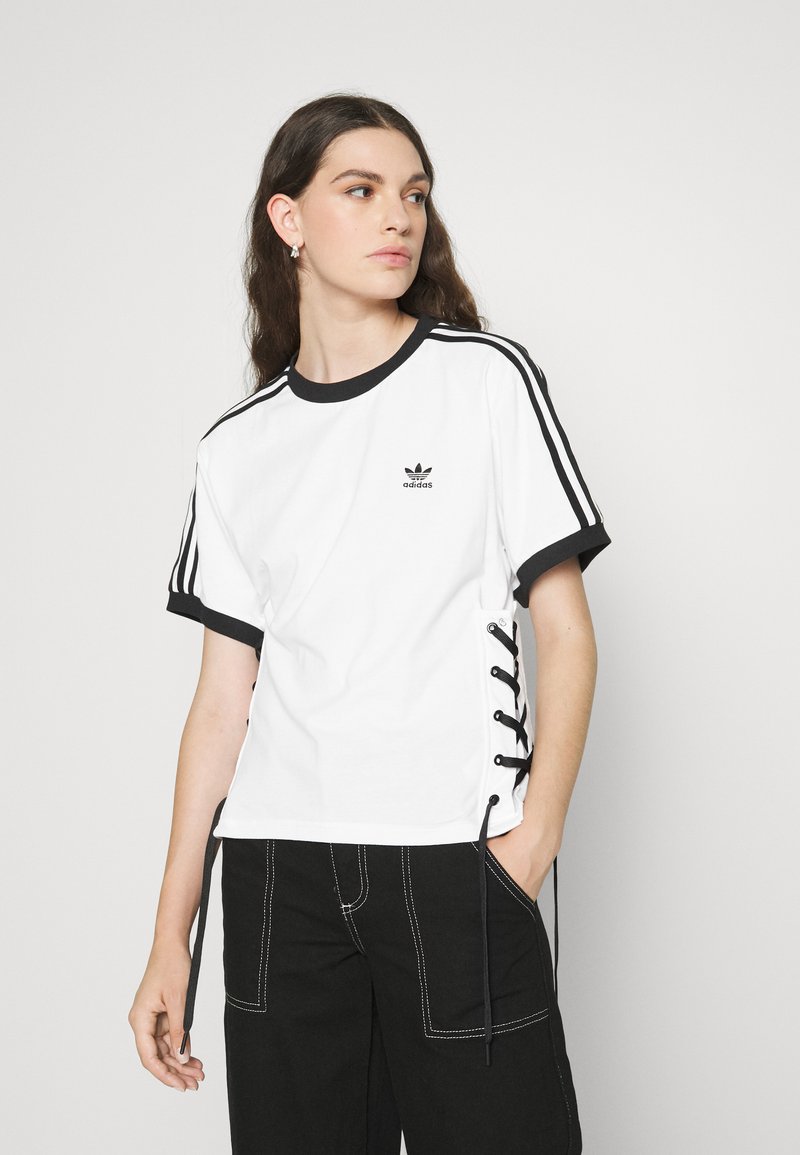 adidas Originals TEE - Print T-shirt - white - Zalando.co.uk