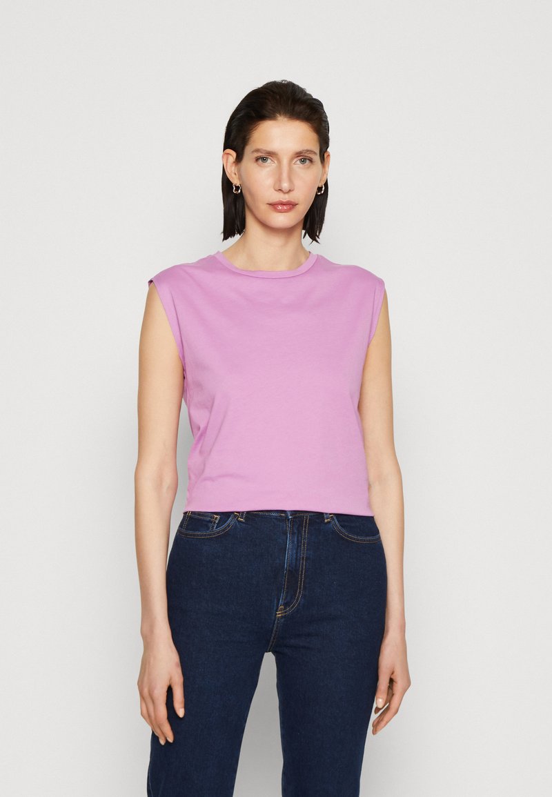 Anna Field T-Shirt basic - lilac/flieder - Zalando.de