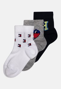 Tommy Hilfiger BABY GIFTBOX UNISEX 3 PACK - Sokker - olympic blue/blå ...