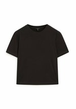 Massimo Dutti SHORT SLEEVE - T-Shirt basic - dark brown/dunkelbraun ...
