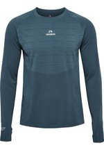 Newline PACE LS SEAMLESS - Longsleeve - dark slate/blauwgrijs - Zalando.nl