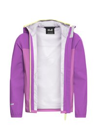 Jack Wolfskin ADVENTURETRIBE 2L K - Waterproof jacket - foxglove/light ...