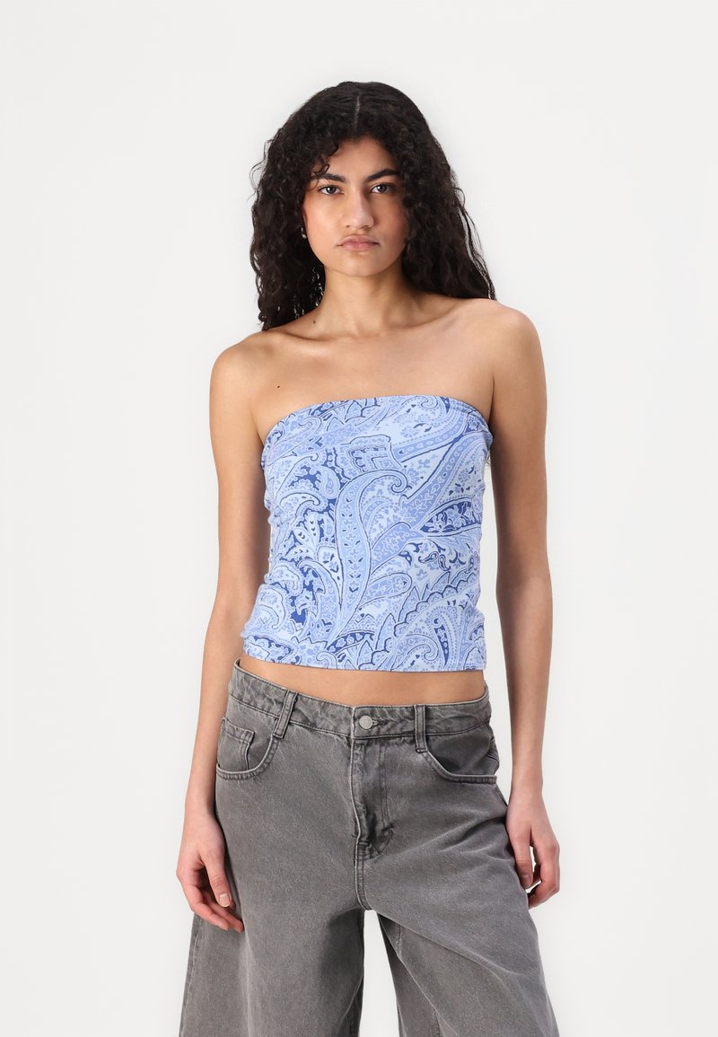 Hollister Co. FOLDOVER REVERSIBLE TUBE - Top - blue/blau - Zalando.ch